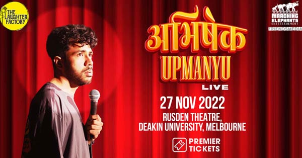 Stand-up Comedy Australia/NZ Tour 2022 by Abhishek Upmanyu