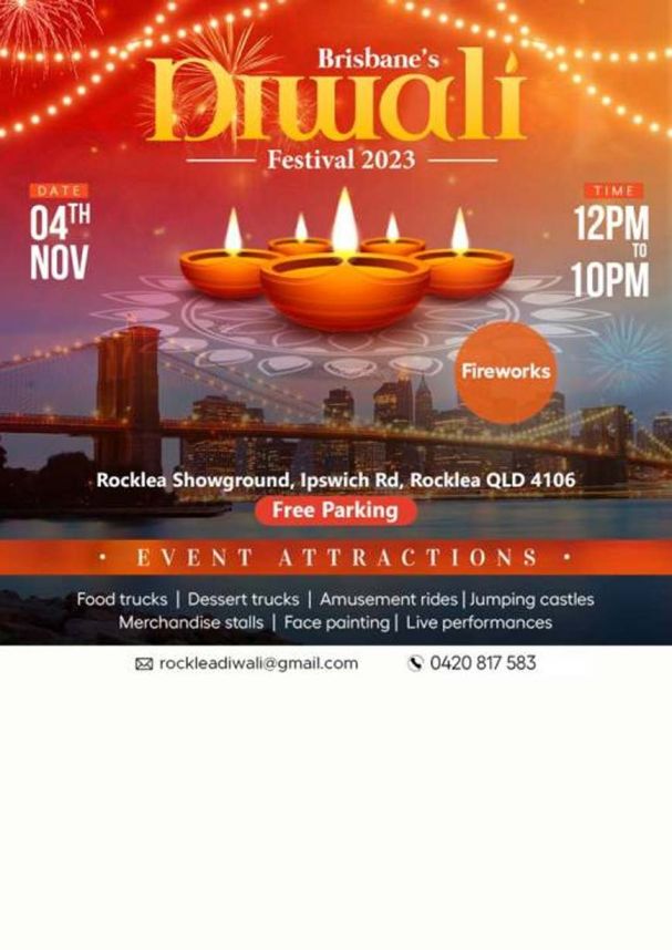 Brisbane's Diwali Festival 2023 Event Tickets | Premier Tickets