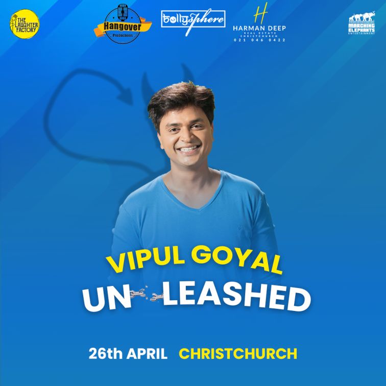 Vipul Goyal Unleashed - Standup Comedy in Christchurch - Premier Tickets