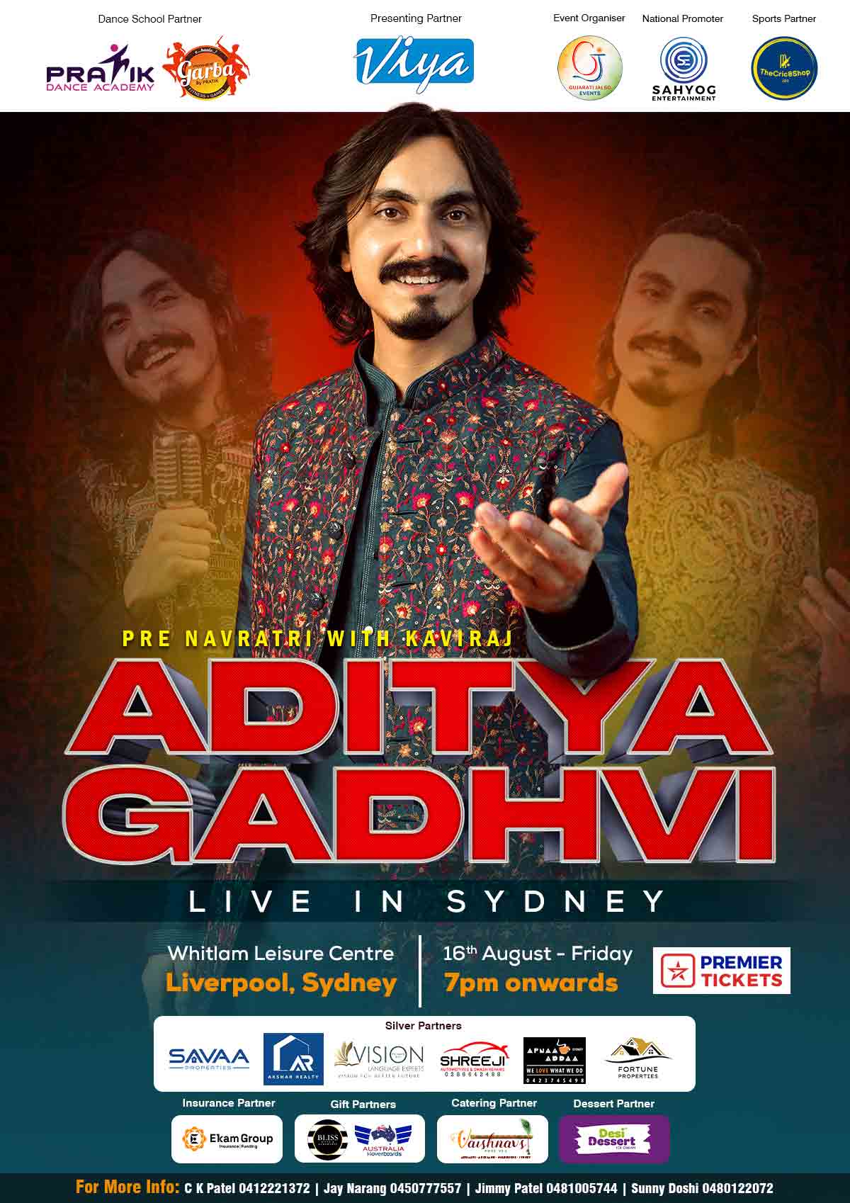 Pre Navratri with Kaviraj Aditya Gadhvi | Premier Tickets