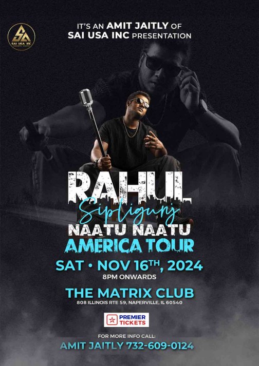 Get tickets for Rahul Sipligunj Naatu Naatu Tour 2024