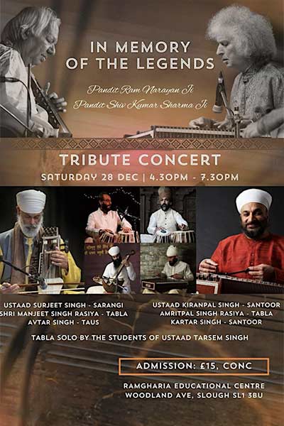 Tribute Concert - In Memory of the Legends - Premier Tickets