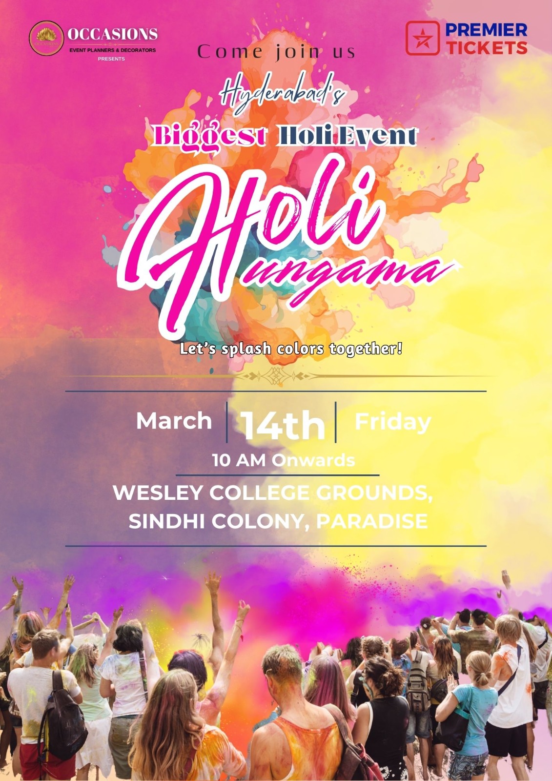 Holi Hungama 2025 Live Event in Hyderabad | Book Tickets